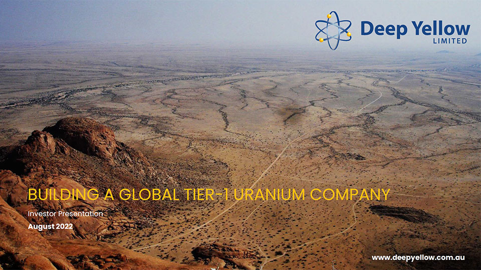 Home - Deep Yellow Limited